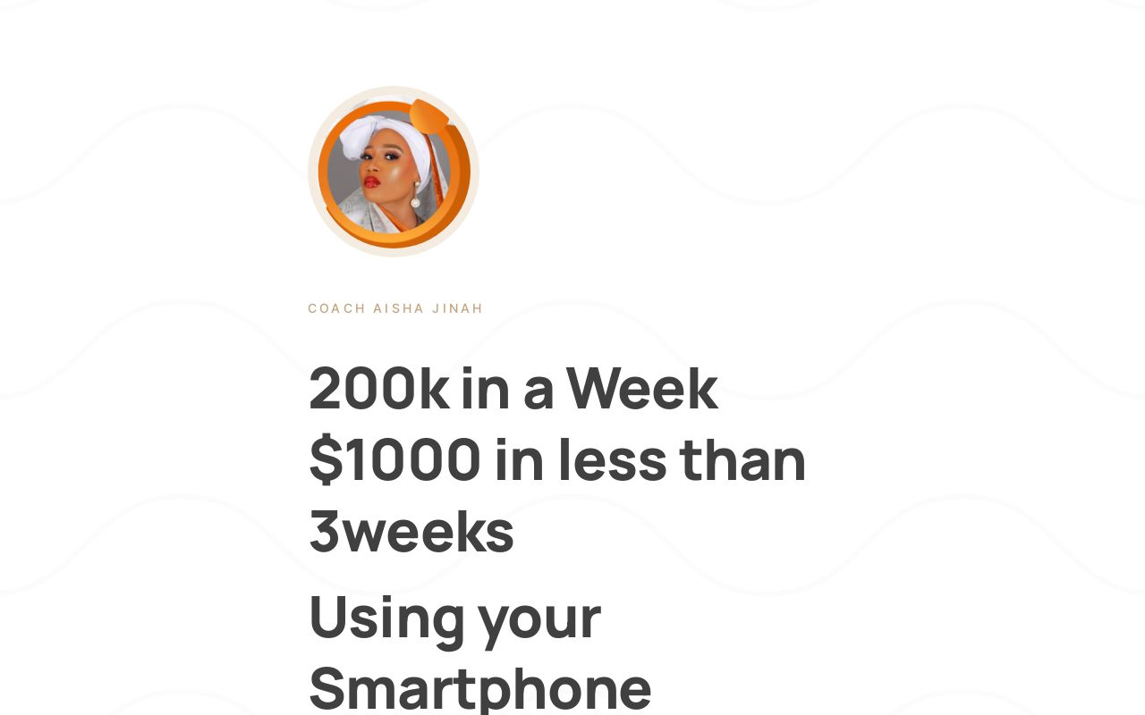 make 200k in a week